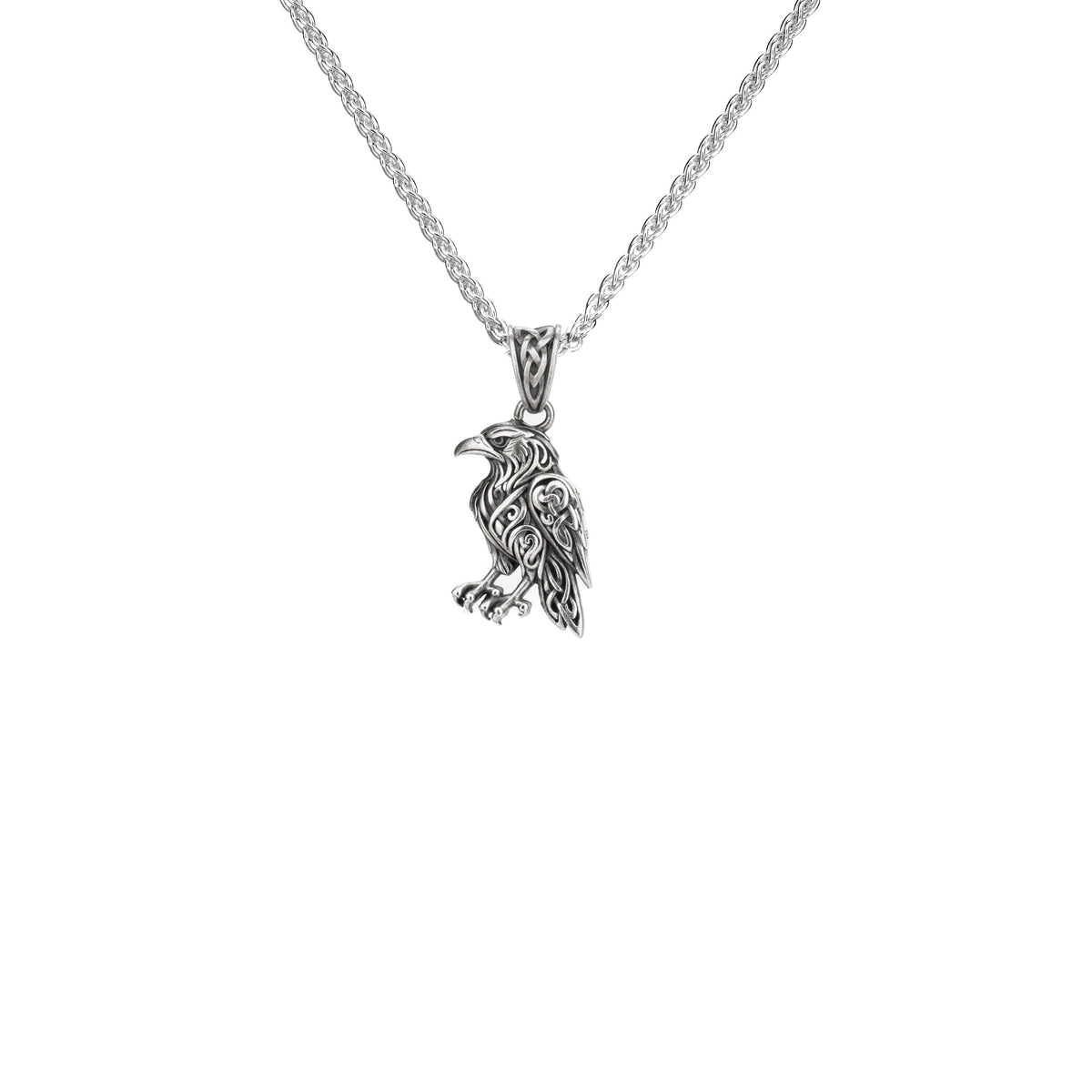 Silver Raven Heartline Pendant – Keith Jack