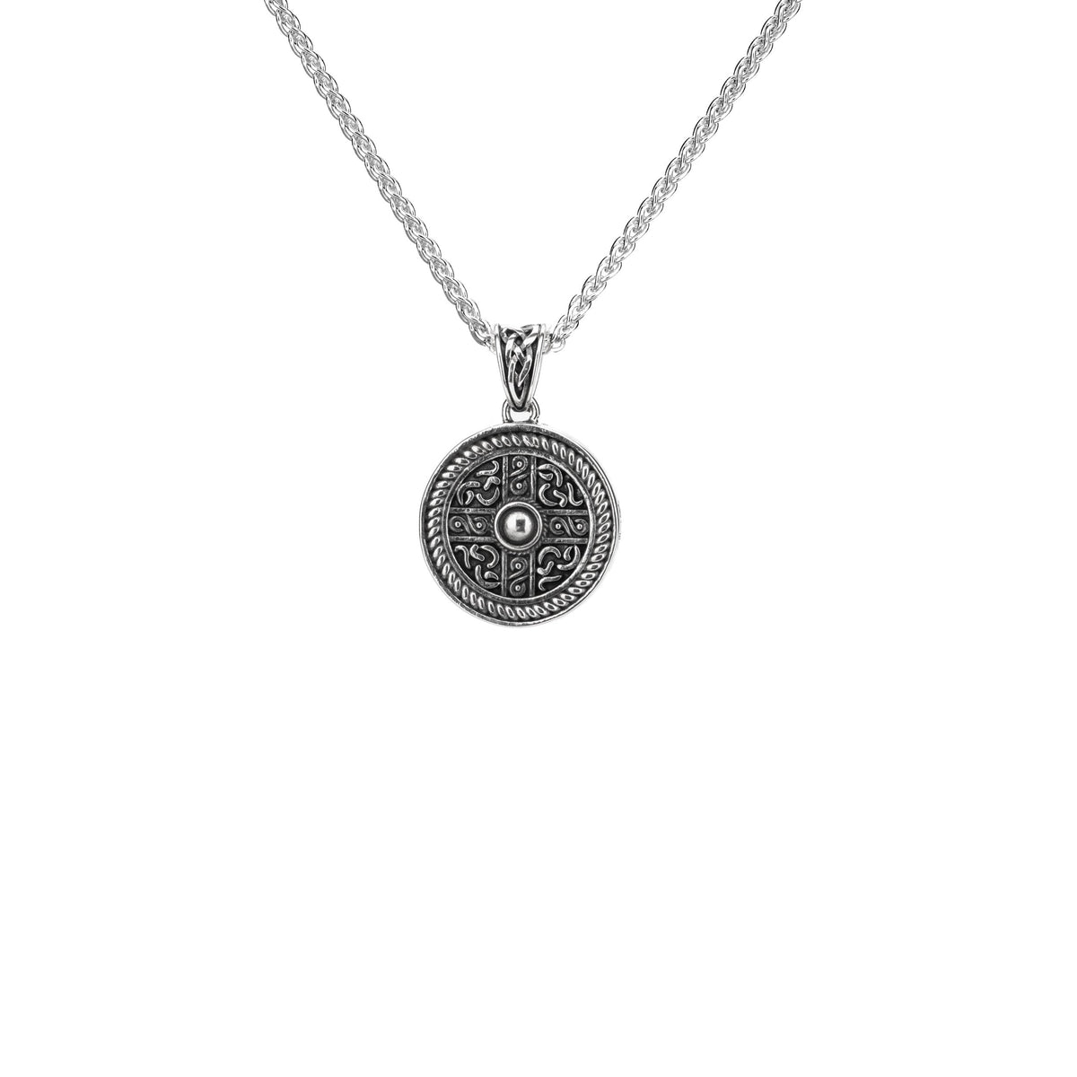 Silver Shield Heartline Pendant – Keith Jack