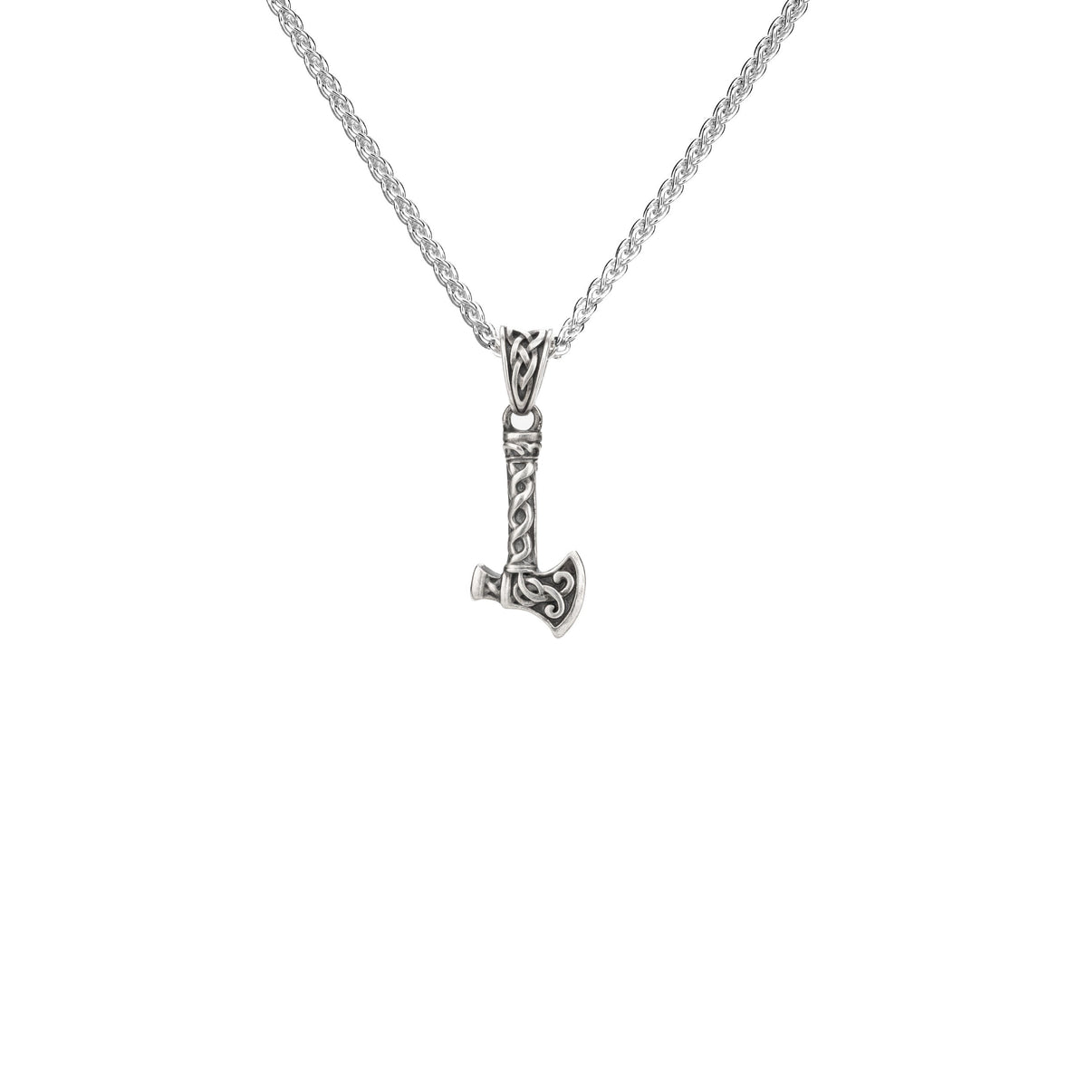 Silver Axe Heartline Pendant – Keith Jack