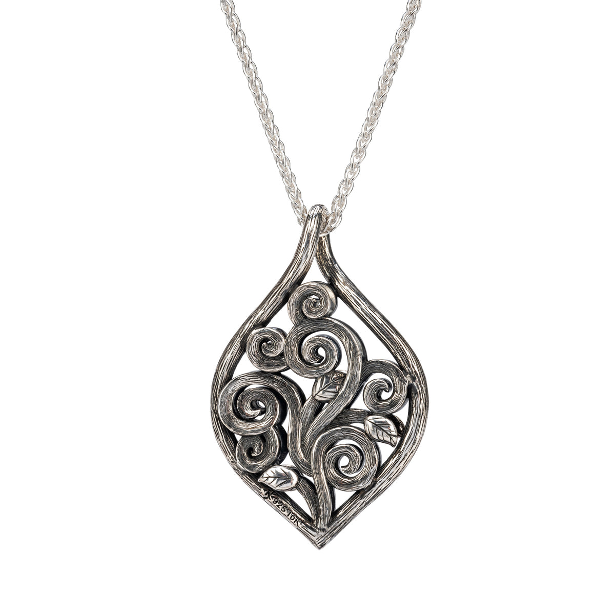 Silver and 10k Gold Celtic Tree of Life Reversible Pendant-Keith Jack ...