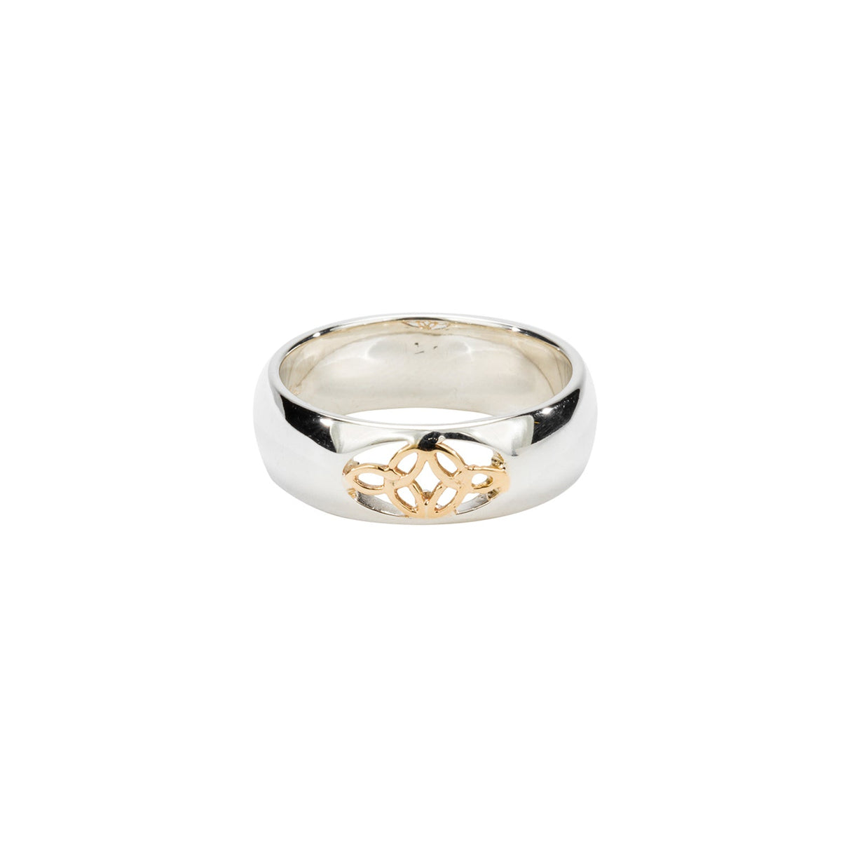 10k Gold Celtic 'Roan' Double Trinity Irish Wedding Ring -Keith Jack ...