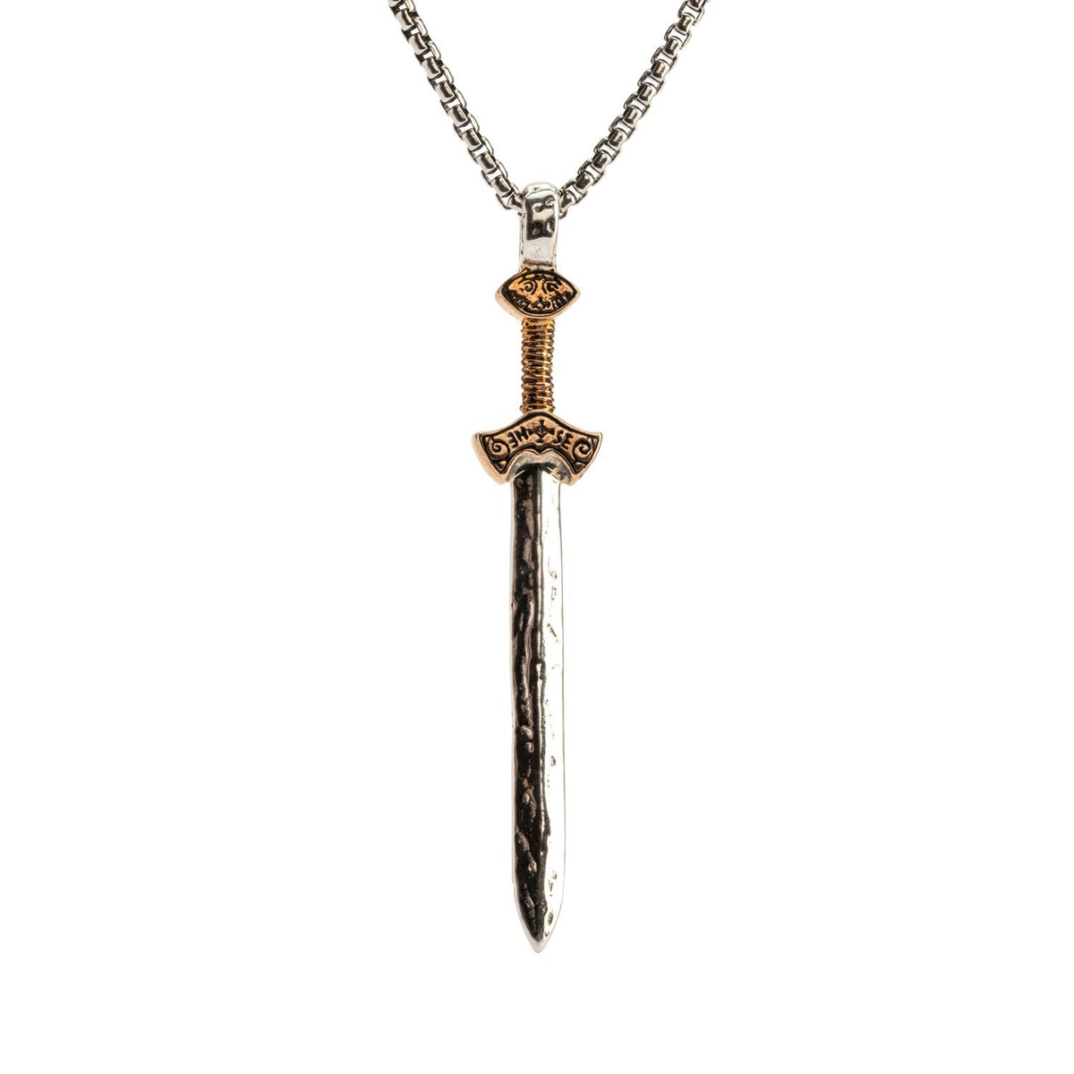 Silver or Silver and Bronze Viking Sword Pendant Large-Keith Jack ...