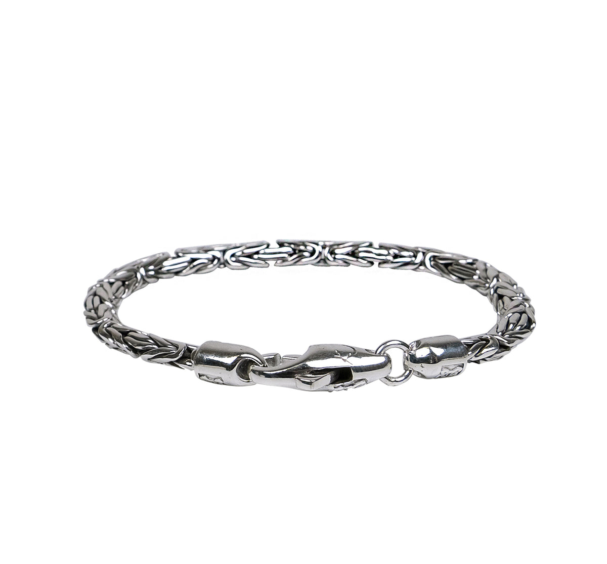 Heavy Byzantine Link Bracelet. Silver - Keith jack – Keith Jack