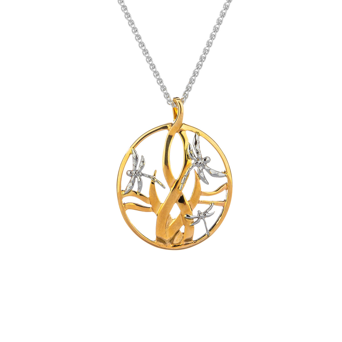 10k Gold Celtic Dragonfly in Reeds Pendant Small-Keith Jack – Keith Jack