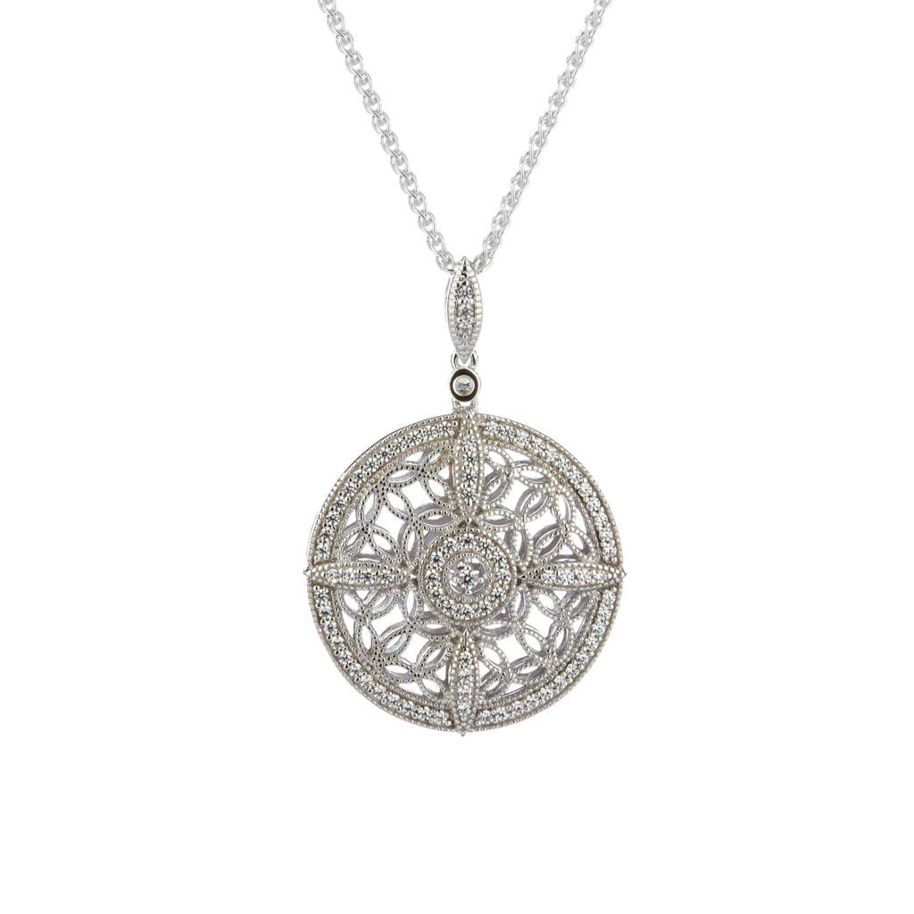 Silver Night & Day Reversible Celtic Compass Pendant-Keith Jack | Keith ...