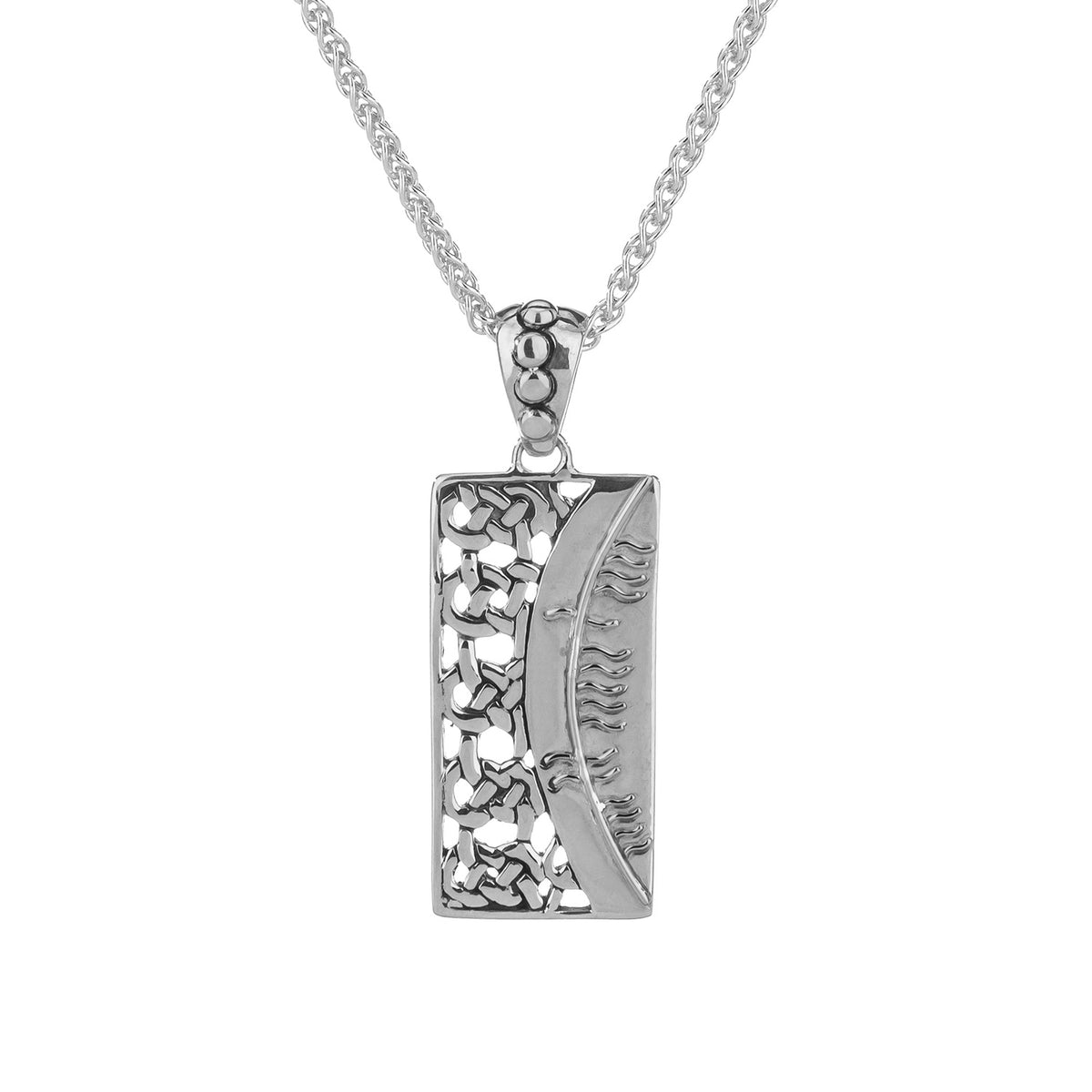 Silver Ogham Pendant 'Sonas-Happiness' - Keith Jack – Keith Jack