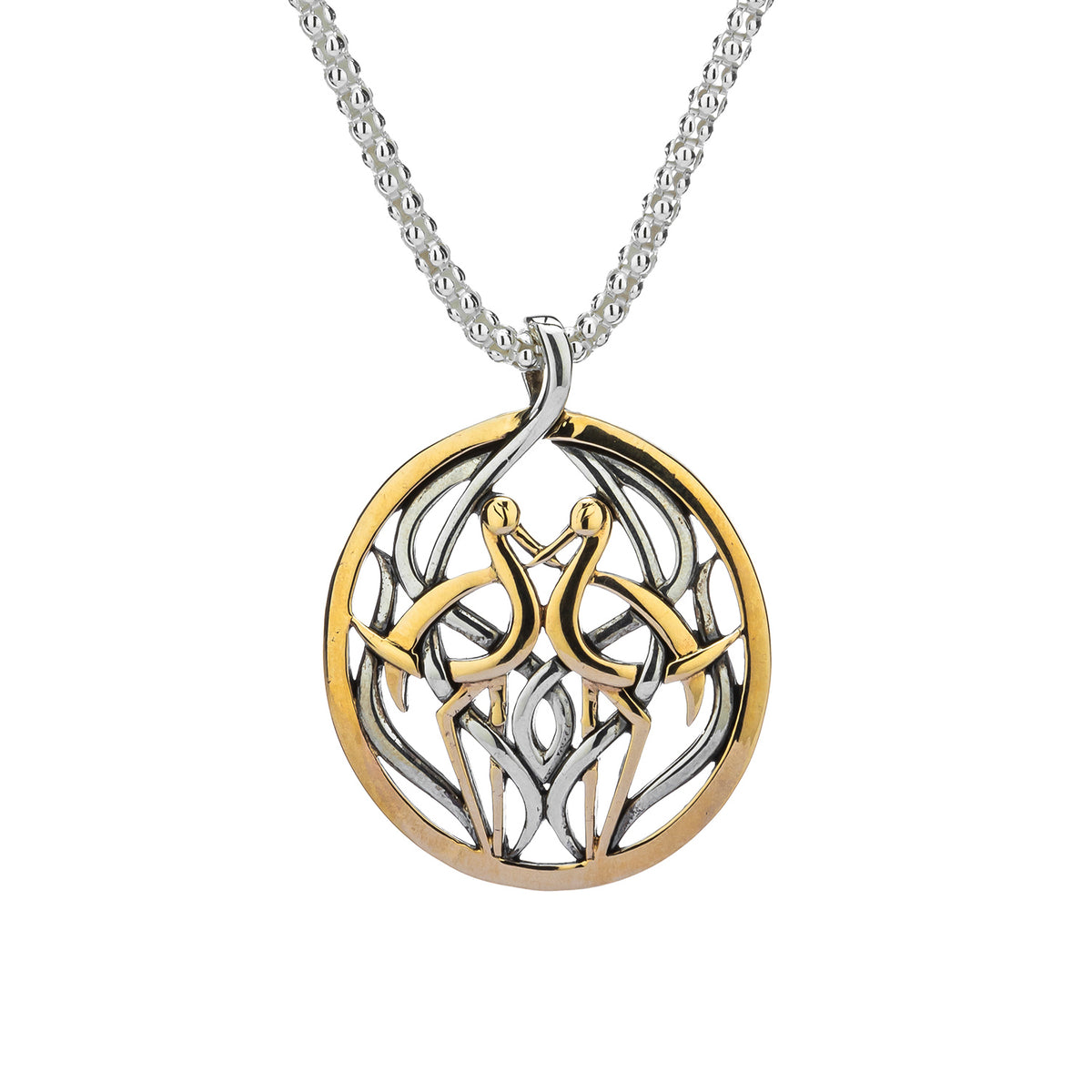 Heron Necklace. Sterling Silver and 10k Gold. Keith Jack – Keith Jack