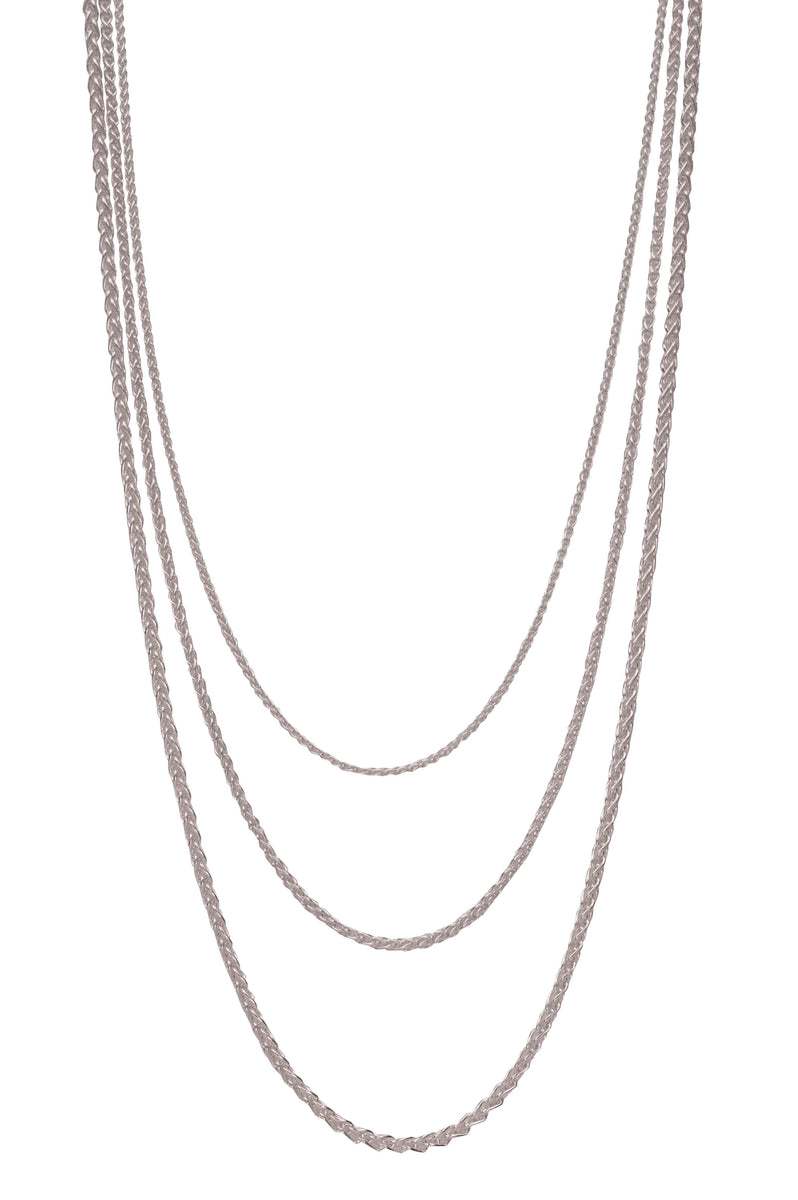 Sterling Silver Spiga Wheat Link Chain - Keith Jack – Keith Jack